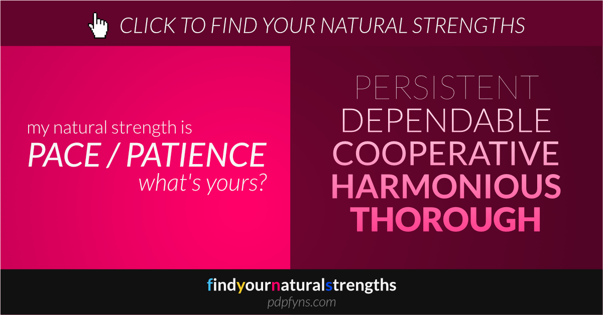 High Pace - Find Your Natural Strengths
